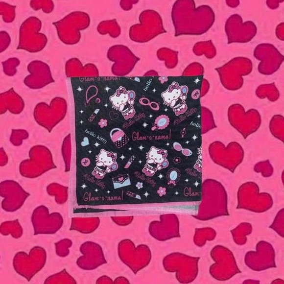 Sanrio | Accessories | Vintage Sanrio Hello Kitty Glam Scarf | Poshmark